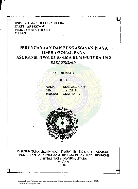 (PDF) Perencanaan dan Pengawasan Biaya Operasional pada CV. Asco Putra ...