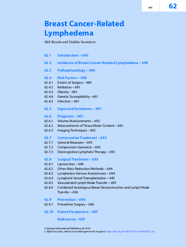 (PDF) Breast Cancer-Related Lymphedema