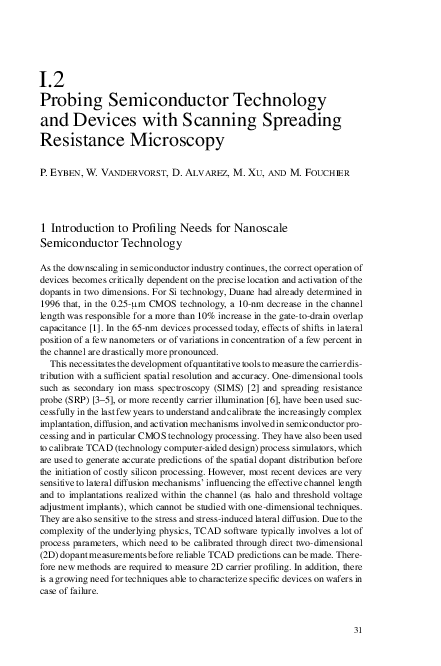 (PDF) Probing Semiconductor Technology and Devices with Scanning ...