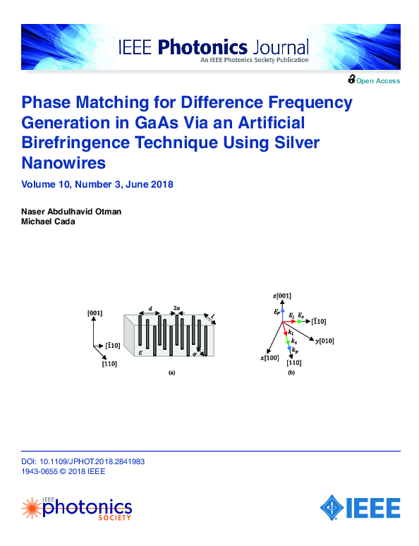 (PDF) Phase matching for difference frequency generation in the view of ...