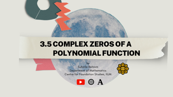 (PDF) Complex Zeros of a Polynomial Function