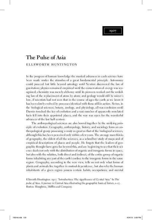 (PDF) The Pulse of Asia (1907)