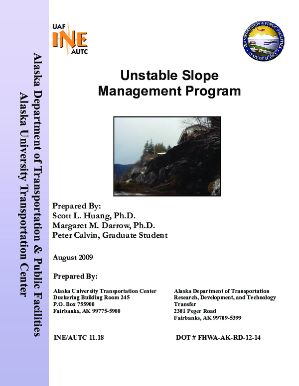 (PDF) Unstable slope management program