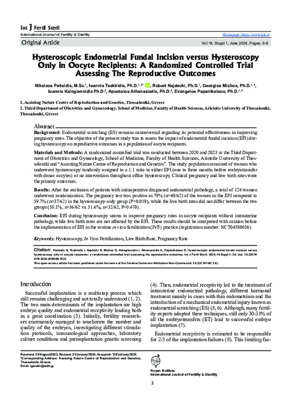 (PDF) Hysteroscopic Endometrial Fundal Incision versus Hysteroscopy ...