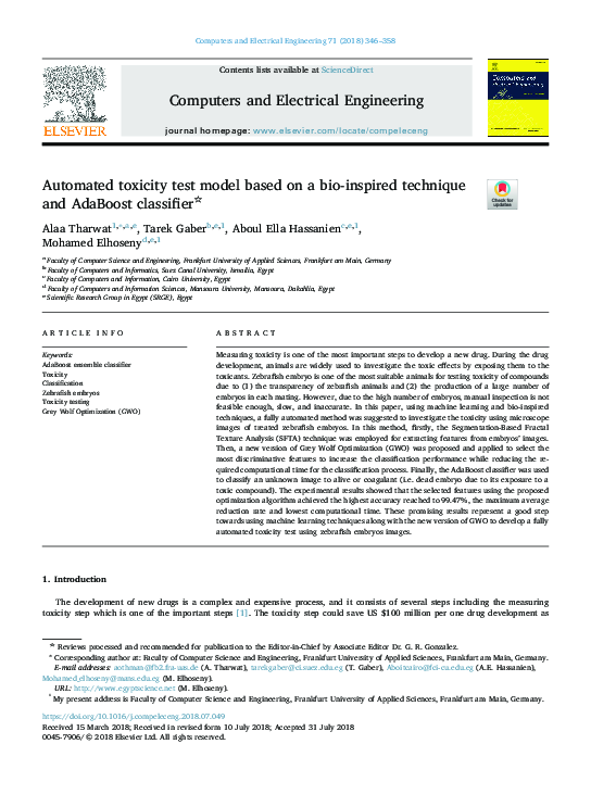 (PDF) Automated toxicity test model based on a bio-inspired technique ...