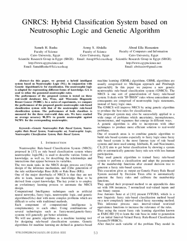 (PDF) GNRCS: Hybrid Classification System based on Neutrosophic Logic and Genetic Algorithm ...