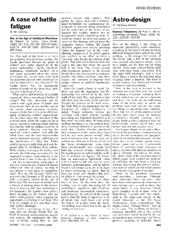 (PDF) A case of battle fatigue