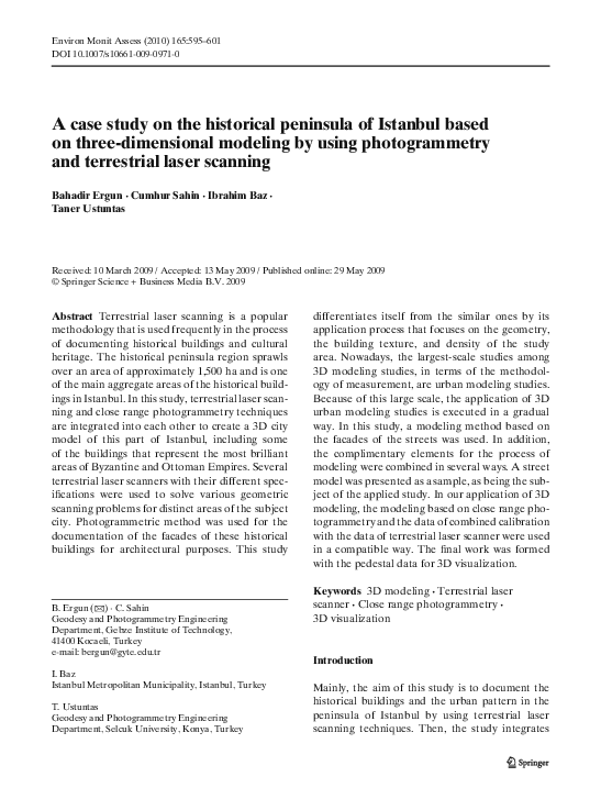 (PDF) A case study on the historical peninsula of Istanbul based on ...
