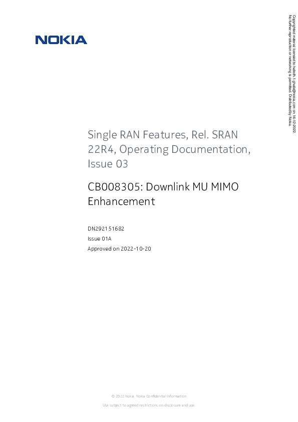 (PDF) Nokia 5G Downlink Multi-User MIMO Enhancement