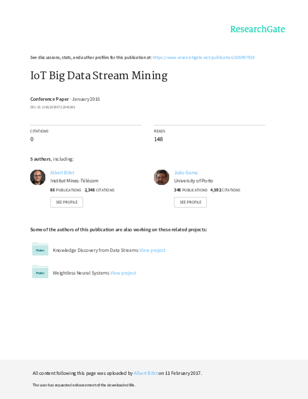 (PDF) IoT Big Data Stream Mining