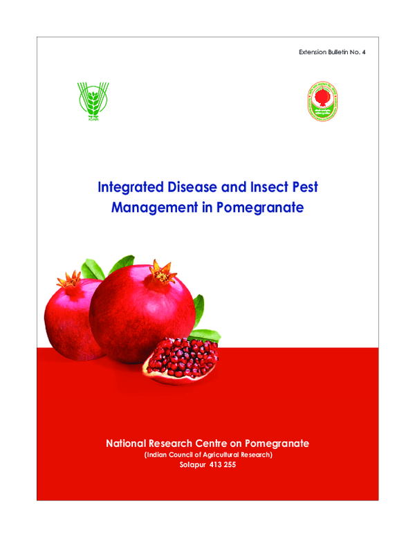 (PDF) Integrated disease & insect pests management in pomegranate