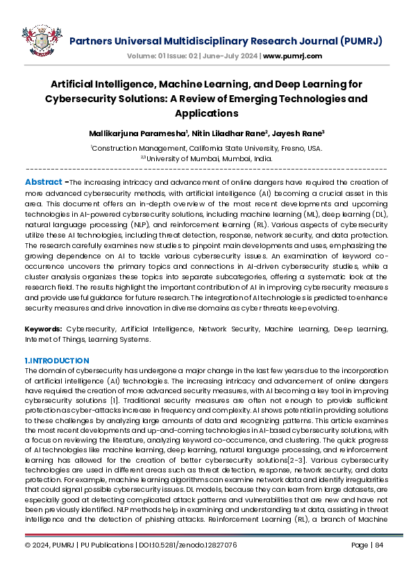 (PDF) Artificial Intelligence, Machine Learning, and Deep Learning for ...