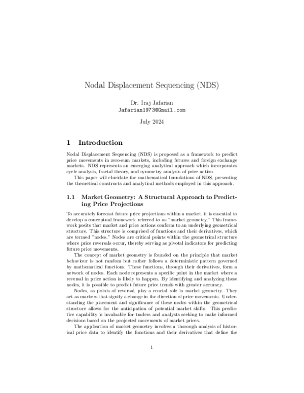 (PDF) Nodal Displacement Sequencing (NDS) . New Approach