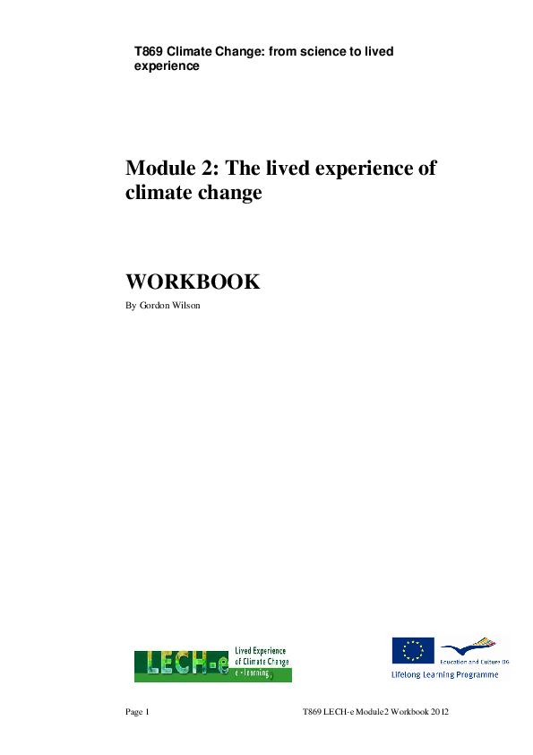 (PDF) T869 Climate change: from science to lived experiences. Module 1 ...