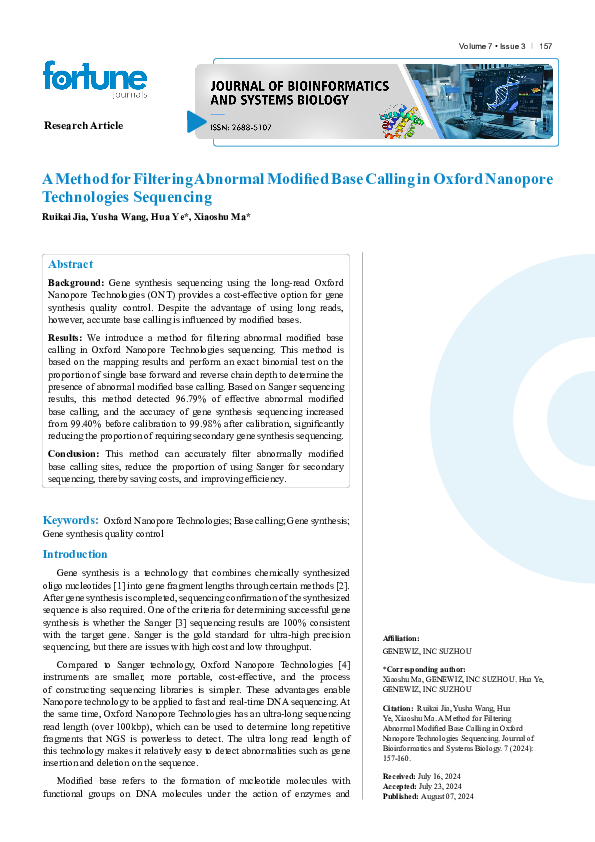 (PDF) A Method for Filtering Abnormal Modified Base Calling in Oxford ...