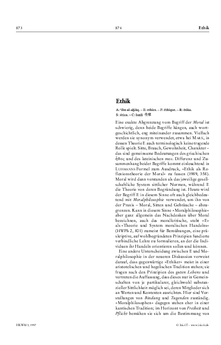 (PDF) Ethik