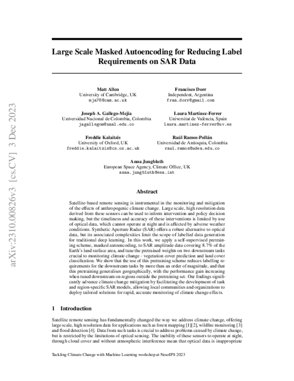 (PDF) Large Scale Masked Autoencoding for Reducing Label Requirements ...