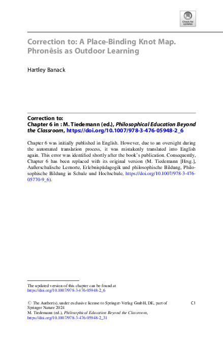 (PDF) Correction to: A Place-Binding Knot Map. Phronêsis as Outdoor ...