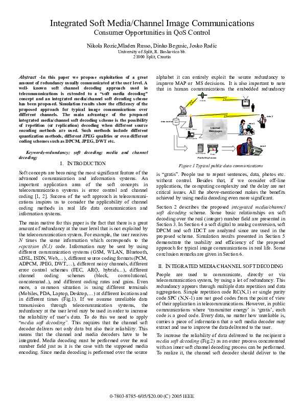 (PDF) Integrated soft media/channel image communications - consumer ...