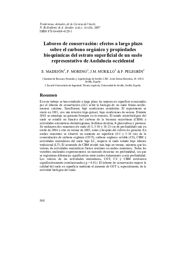 (PDF) Laboreo de conservación: efectos a largo plazo sobre el carbono ...