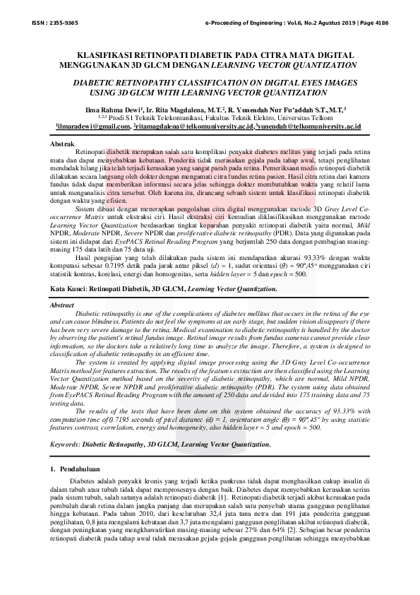(PDF) Klasifikasi Retinopati Diabetik Pada Citra Mata Digital ...