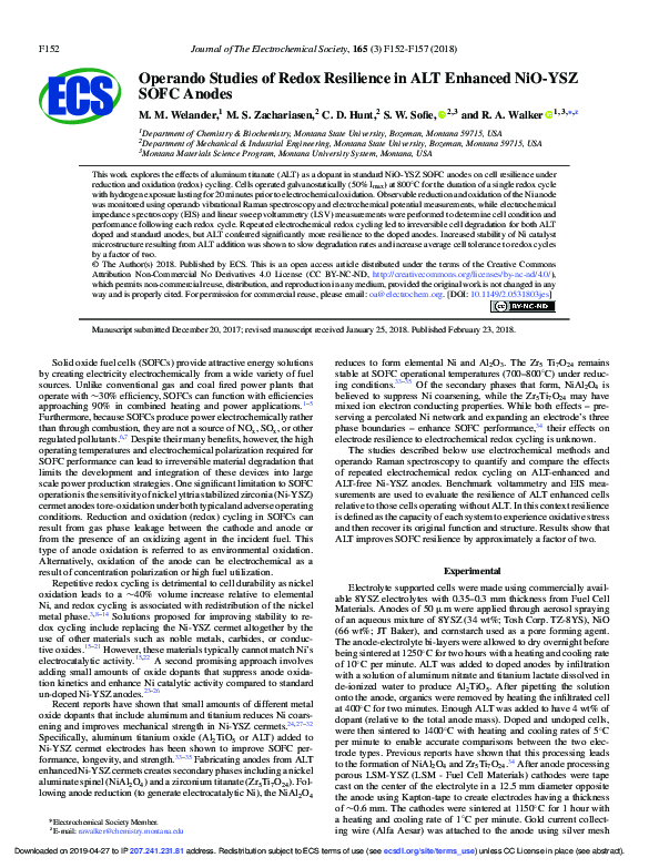 (PDF) Operando Studies of Redox Resilience in ALT Enhanced NiO-YSZ SOFC ...