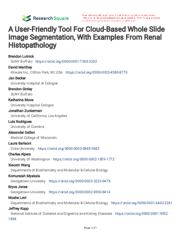 (PDF) A User-Friendly Tool For Cloud-Based Whole Slide Image ...