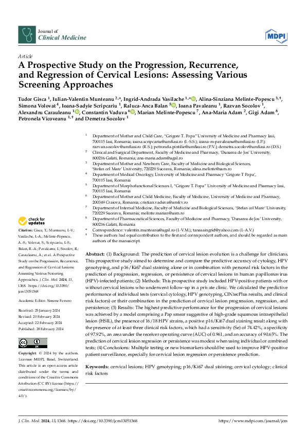 (PDF) A Prospective Study on the Progression, Recurrence, and ...