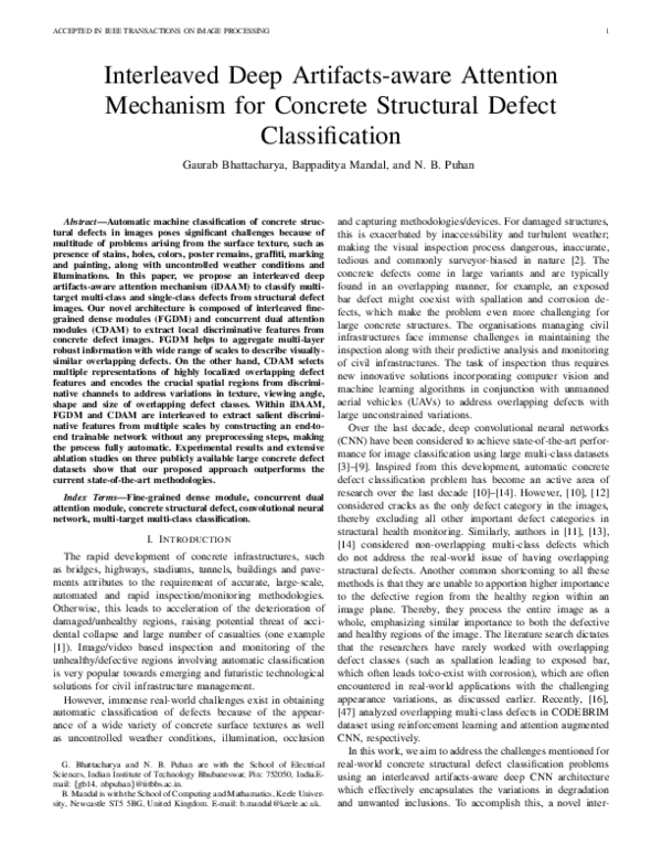 (PDF) Interleaved Deep Artifacts-Aware Attention Mechanism for Concrete Structural Defect ...
