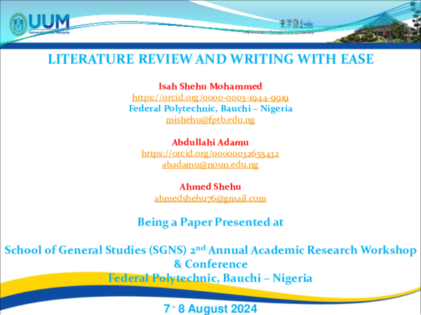 (PDF) ACADEMIC LITERATURE REVIEW