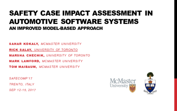 (PDF) Safety Case Impact Assessment in Automotive Software Systems: An ...