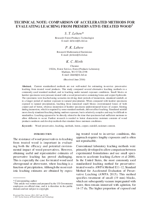 (PDF) Technical Note: Comparison of accelerated methods for evaluating ...