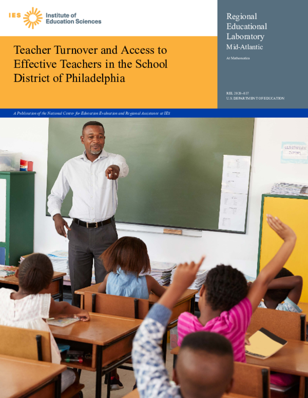 (PDF) Teacher Turnover and Access to Effective Teachers in the School ...