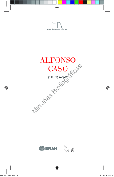 (PDF) Alfonso Caso. Su biblioteca