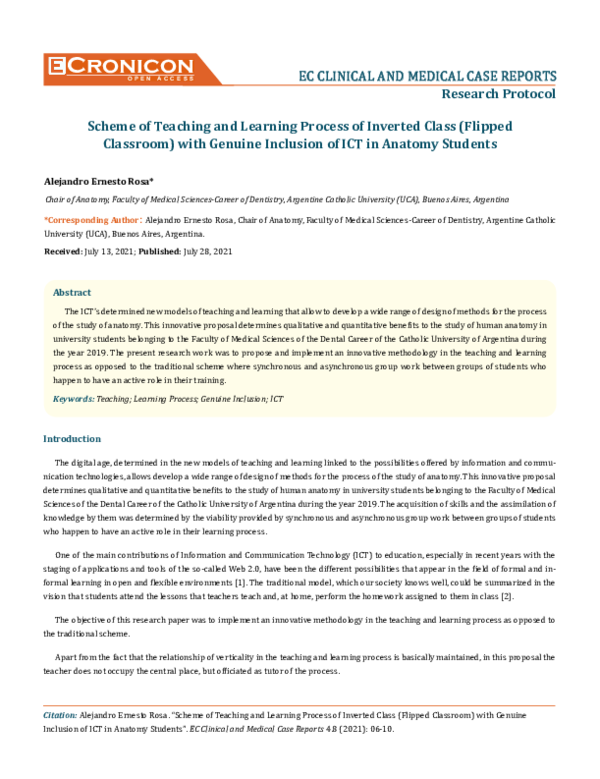 (PDF) Scheme of Teaching and Learning Process of Inverted Class ...
