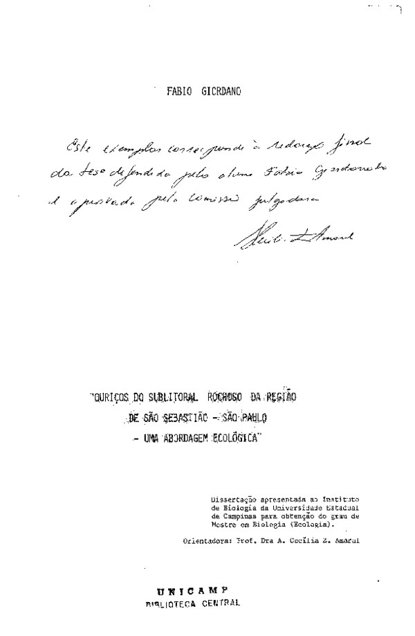 (PDF) Ouriços do sublitoral rochoso da região de São Sebastião, São Paulo