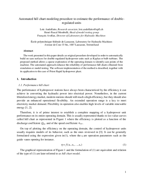 (PDF) Automated hill chart modeling procedure to estimate the performance of double regulated units
