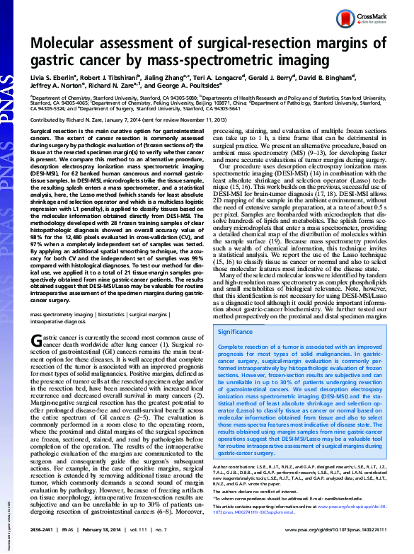 (PDF) Molecular assessment of surgical-resection margins of gastric ...