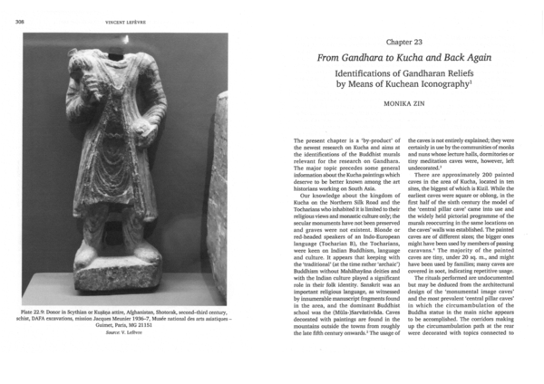 (PDF) From Gandhara to Kucha and Back Again. Identifications of ...