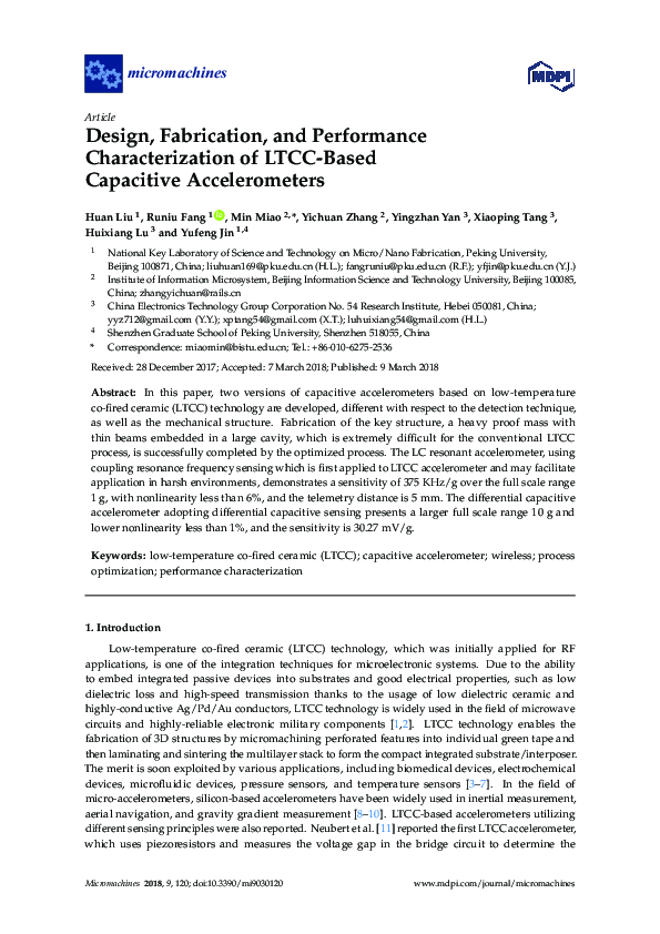 (PDF) Design, fabrication and performance characterizations of an integrated dual-axis tuning ...