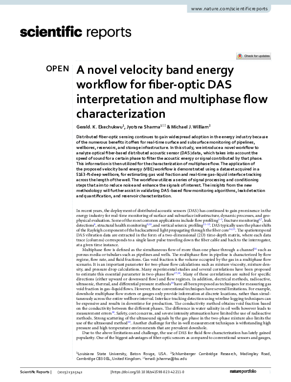 (PDF) A novel velocity band energy workflow for fiber-optic DAS ...