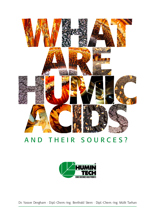 (PDF) What are Humic Acids and their sources