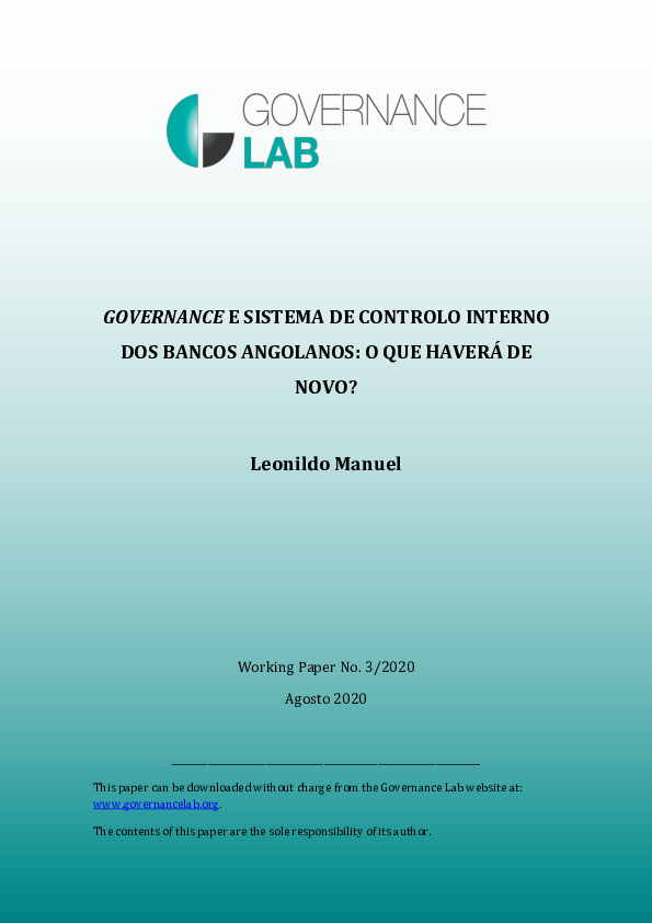 (PDF) WP 22020 Corporate Governance e Sistema de Controlo Interno ...