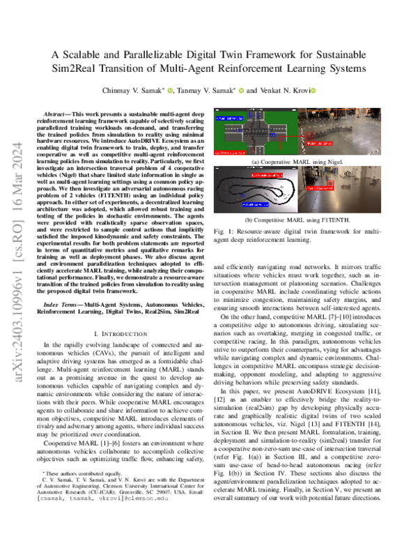 (PDF) A Scalable and Parallelizable Digital Twin Framework for ...