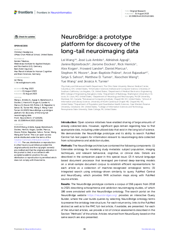 (PDF) NeuroBridge: a prototype platform for discovery of the long-tail neuroimaging data