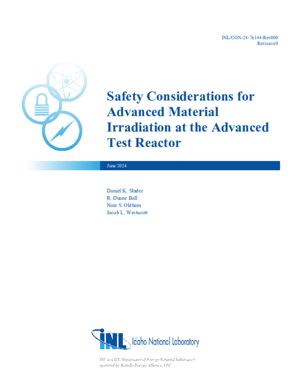 (PDF) Safety Considerations for Advanced Material Irradiation at the ...