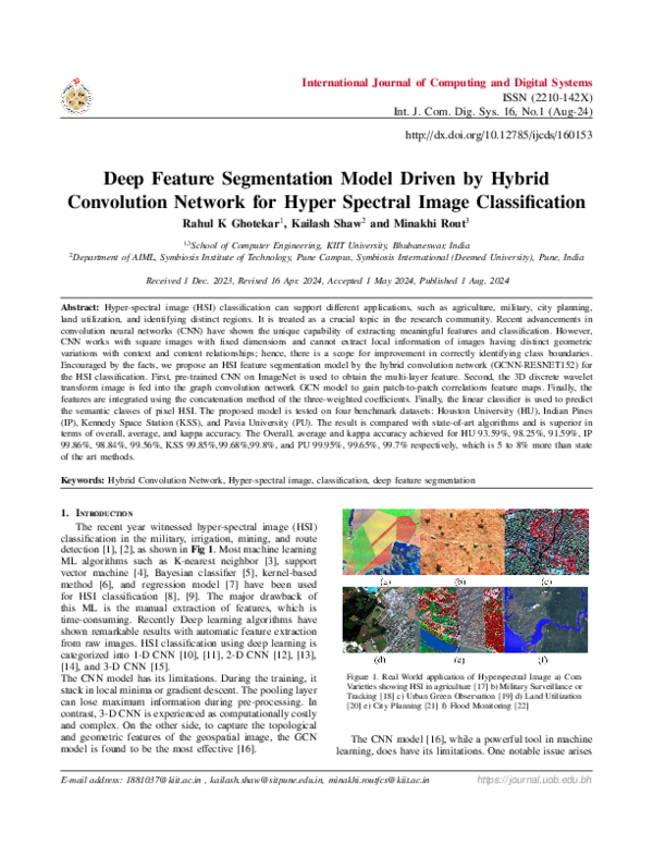 Pdf Deep Feature Segmentation Model Driven By Hybrid Convolution