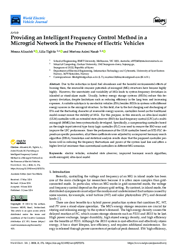 (PDF) Providing an Intelligent Frequency Control Method in a Microgrid ...
