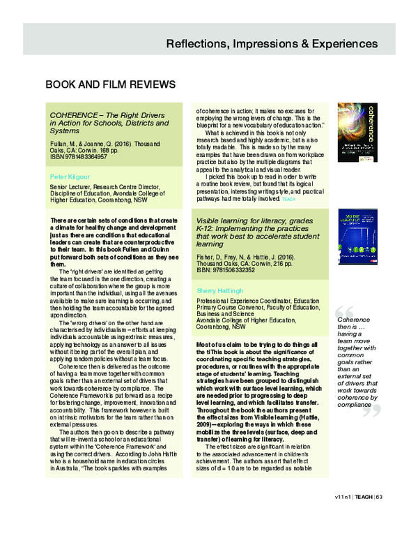 (PDF) Visible Learning for Literacy, Grades K-12: Implementing the ...