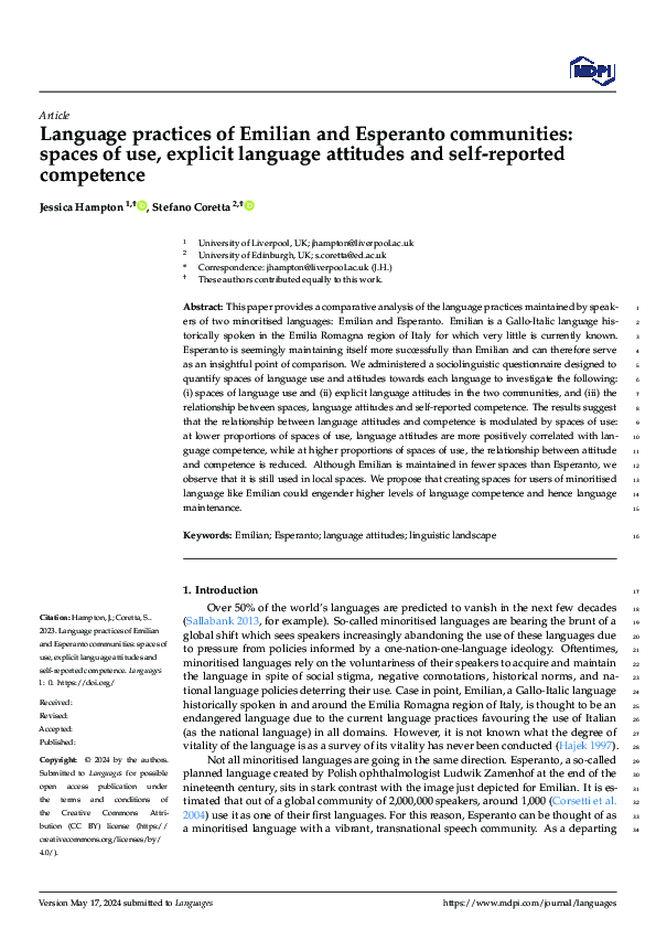 (PDF) Measuring spaces and observing attitudes: a comparative analysis ...